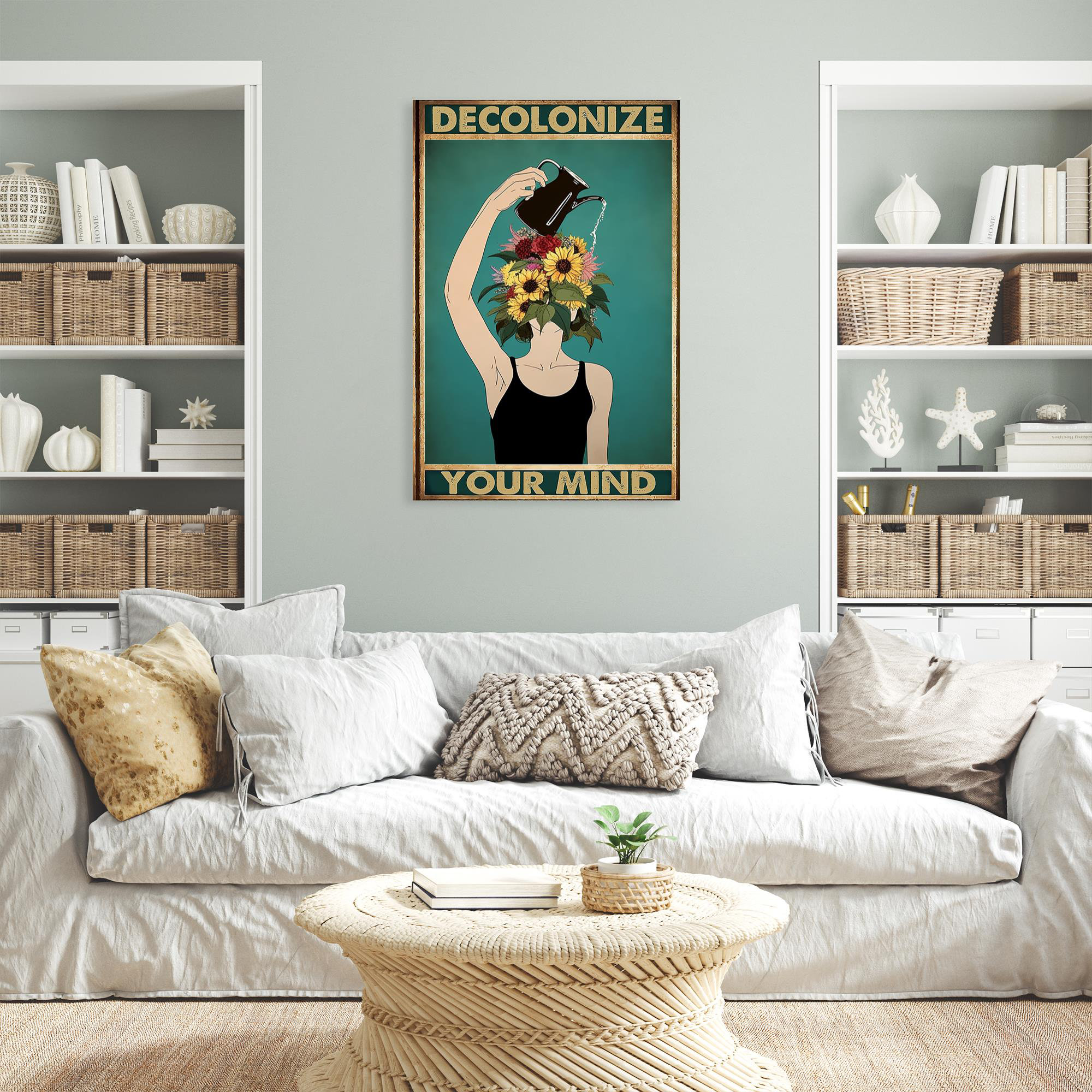 Trinx Decolonize Your Mind - 1 Piece Rectangle Graphic A Decolonize Your Mind On Canvas Graphic ...